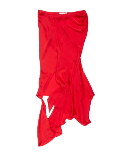 ACNE STUDIOS Acne Studios Cut-Out Silk Maxi Skirt